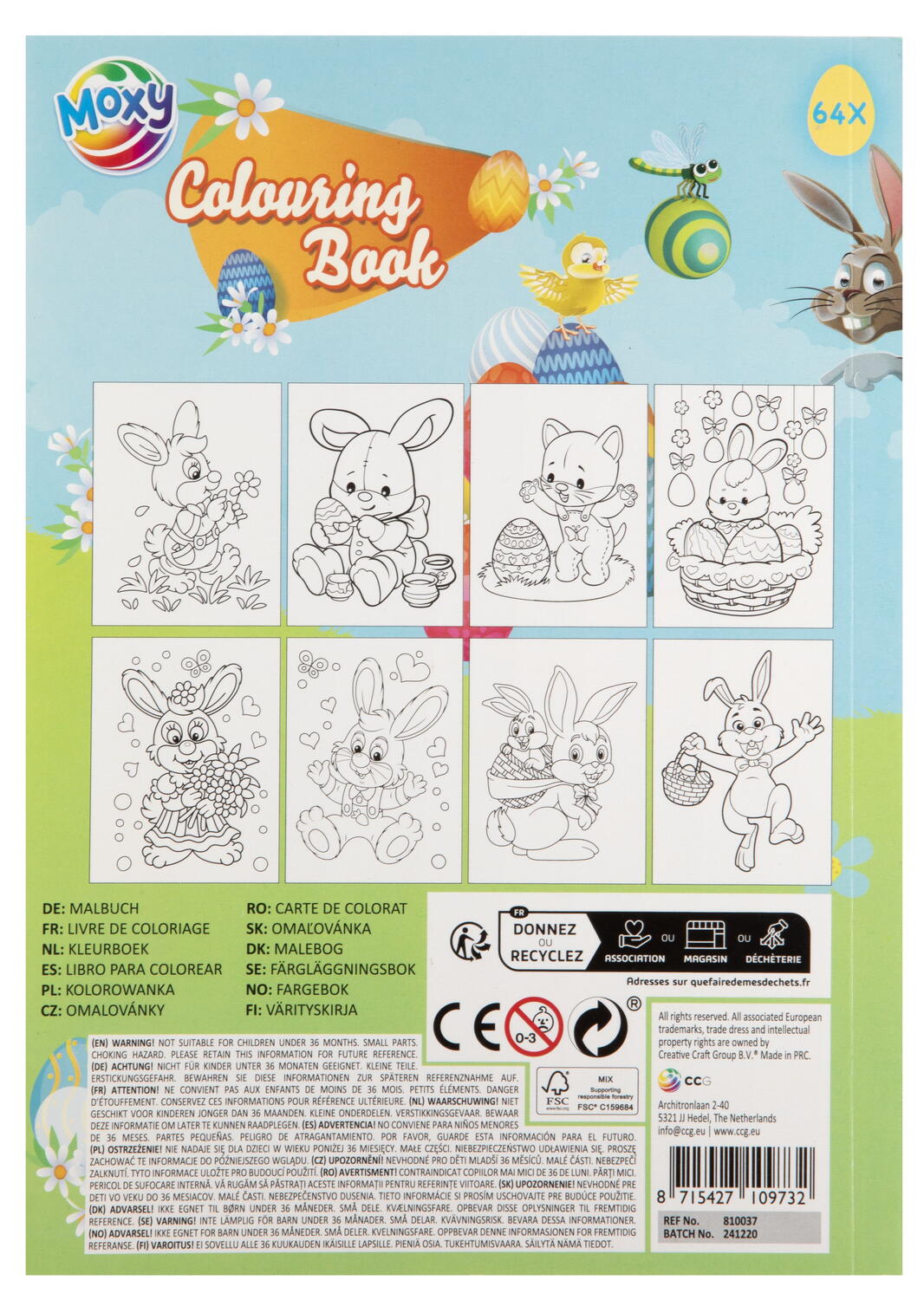 Carte de colorat - magia pastelui Cod: EDU810037, ID: 460810