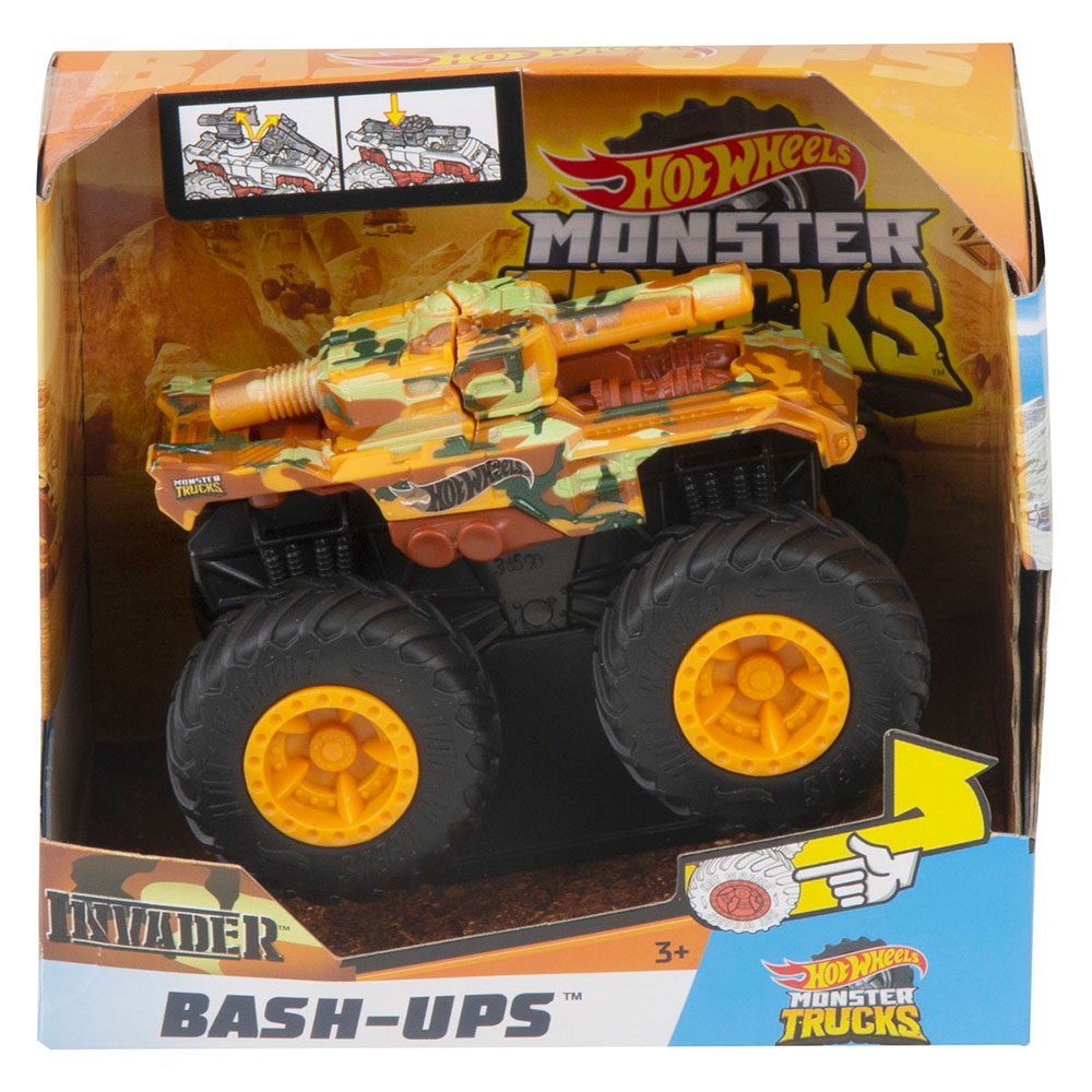 Masina Hot Wheels by Mattel Monster Trucks Invader - HUBMT-GCF94-GKD31 ...